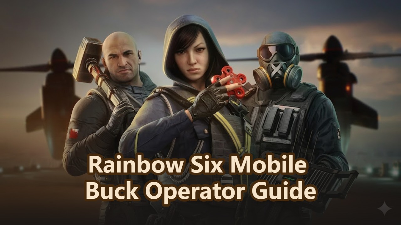 Rainbow Six Mobile Buck Operator Guide: Best Loadout & Tips