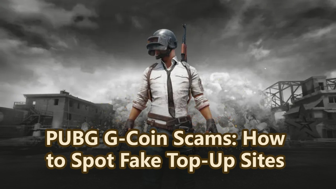PUBG G-Coin Scams: How to Spot Fake Sites